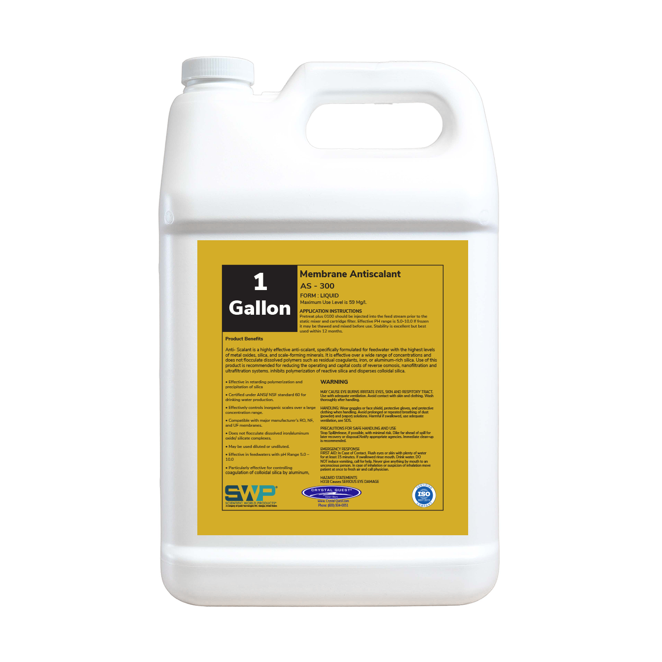 Membrane Antiscalant (Liquid) – Scientific World Products